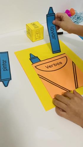 No prep Spanish verbs / actions worksheets - Verbos en español hojas de ...