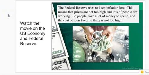 US Economy and the Federal Reserve for Special Education PRINT AND DIGITAL