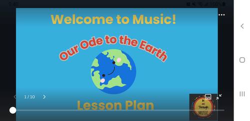 No-Prep for Music Sub: Music Lesson Plan + Video Link "Our Ode to the ...