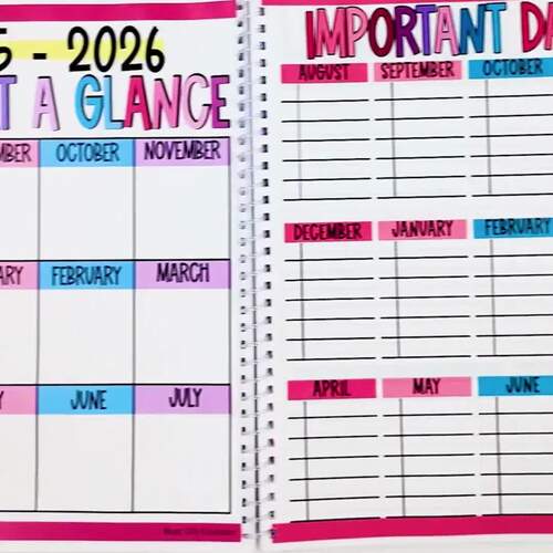 Elementary School Counseling Planner, Digital & Printable, 2025 - 2026