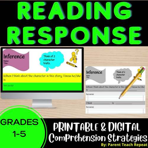 Reading Comprehension Graphic Organizers | Fiction Nonfiction Digital ...