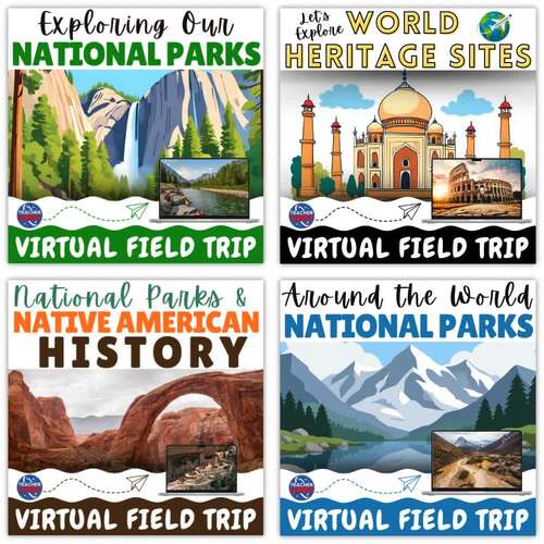 Virtual Field Trip National Parks & Heritage Sites | End of the Year ...