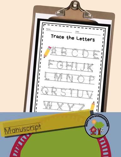 October Copywork Handwriting Practice MANUSCRIPT PRINT | TPT