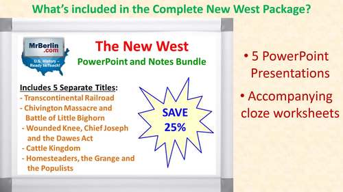 New West PowerPoint and Notes Bundle by MrBerlin | TPT