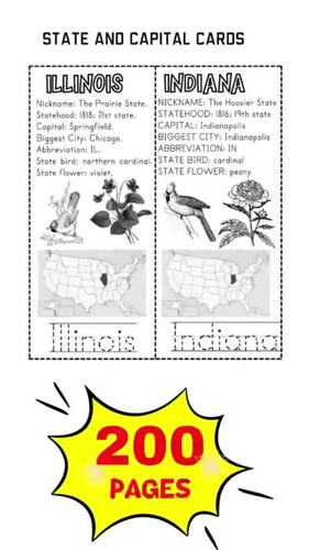 American History for 1st and 2nd Grade - Worksheets & Printables BIG BUNDLE