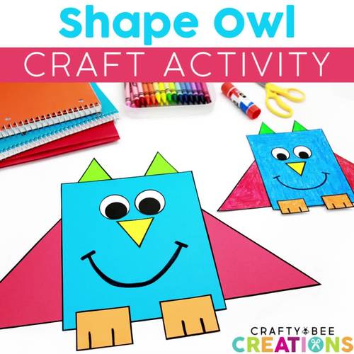 2D Shapes Animal Craft Bundle Cutting Activities Bulletin Board ...