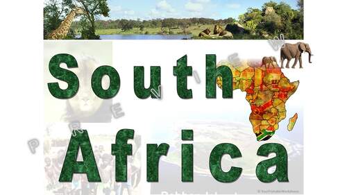 All About South Africa PowerPoint Social Studies History Geography with ...