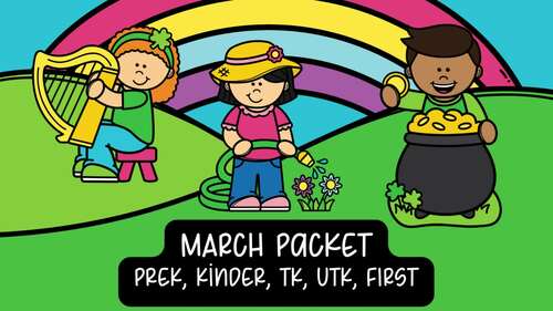 March Morning Work Packet Spring Worksheets PreK Kindergarten First ...