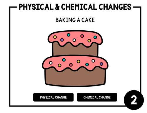 Physical and Chemical Changes Digital Task Cards Activity | Science ...