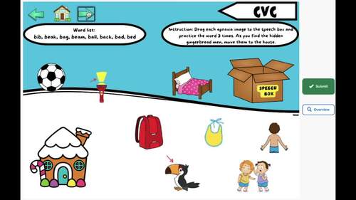 Apraxia Hide and Seek GAME - Christmas | Speech Therapy | TPT