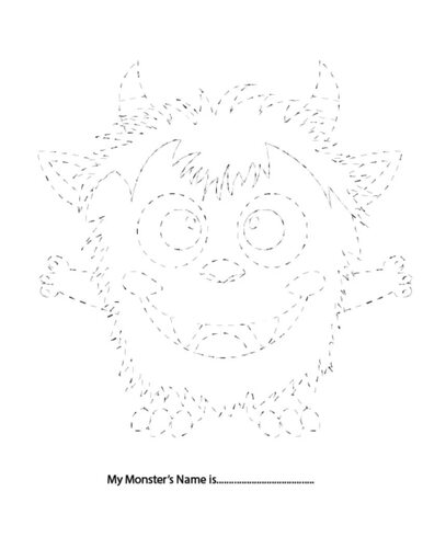 Build-a-Monster Halloween Craft | Design Your Own Monster Activity