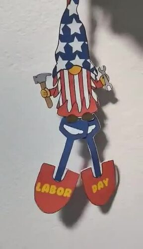Labor Day Activities Crafts Gnom Mobile Hanging Windsock Writing Coloring