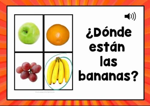 Spanish Fruits Boom Cards Spanish Boom Cards Spanish Digital Flashcards
