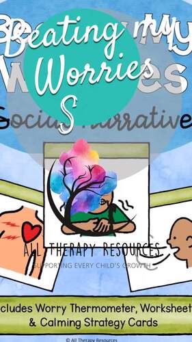 ANXIETY & WORRIES STORY - Anxiety Activities, Worksheets and Worry ...