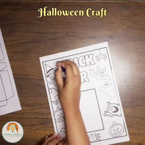 Trick or Treat Bag | Halloween Treat Bags | Halloween Craft | Halloween ...