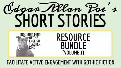 Short Stories by Edgar Allan Poe Quiz and Close Reading Google Bundle ...