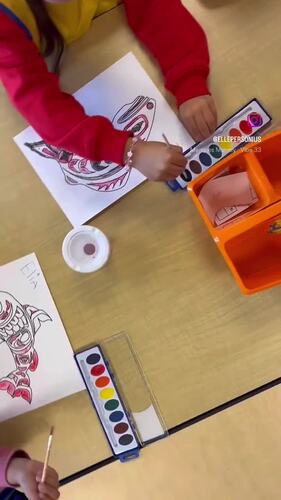 Salmon Art Activity | Indigenous Project by The Kinder Collection