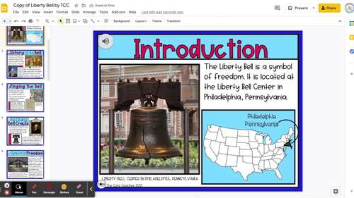 Liberty Bell Lesson Plans - Print & Digital American Symbols Activities