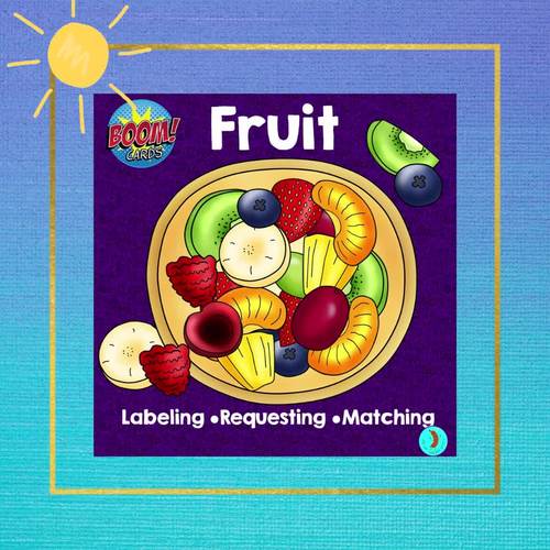 Fruit BOOM CARDS by One Silly Sausage Speech | TPT
