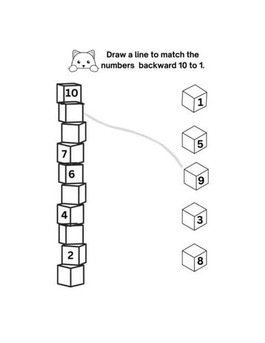 Fun Number Activities 1-10 for Preschool to Grade1, 20 Pages PDF file