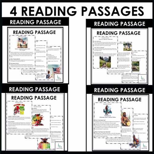 June Activities | Reading Comprehension | Puzzles | Middle | Games ...