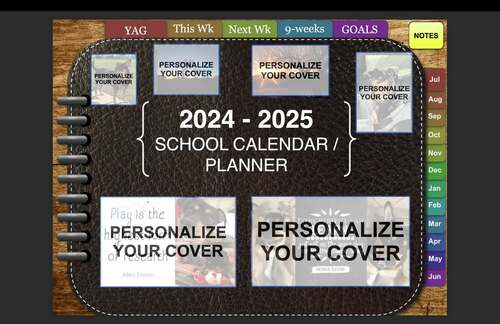 2024-2025 Teacher Calendar & Planner by James Hargreaves | TPT