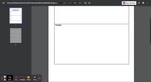 Warm Up Recording Sheet by The Middle School Transition | TPT