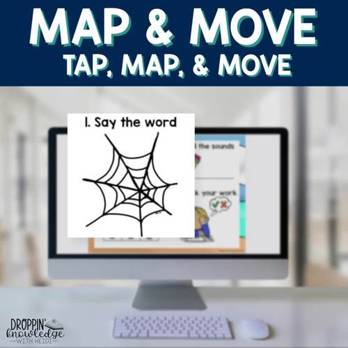 Tap It, Map It, Move It-Phonics Game CH Digraph with Movement Science ...
