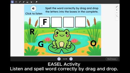 Animal Alphabet Flash Cards A-Z | Zoo Phonics & Interactive Easel Activity