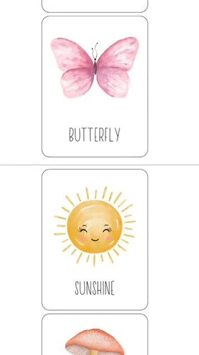 Spring cards and poster | Calm colors for kids by The Designer English ...