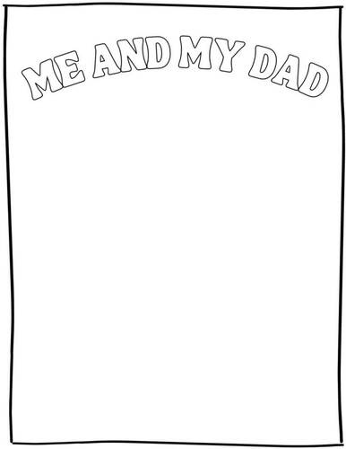 dad and me coloring book