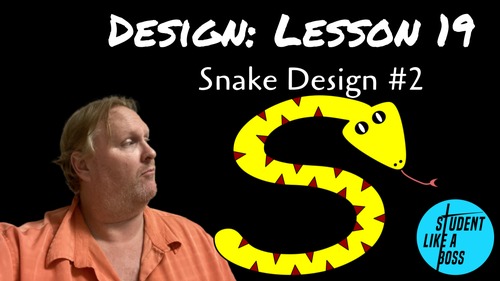 STEAM Snake Design 2: Digital Art Google Drawings Lessons and Tech Sub ...