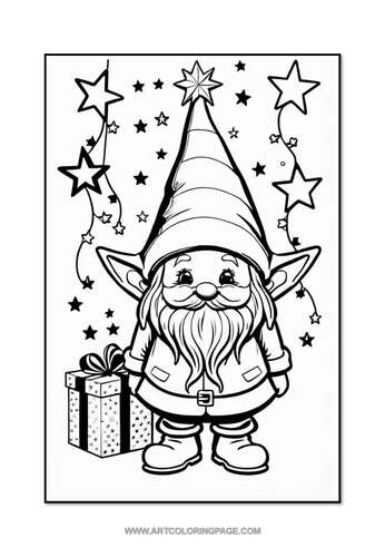 coloring pages christmas Gnomes Vol 5 – Festive Fun for All Ages by ...