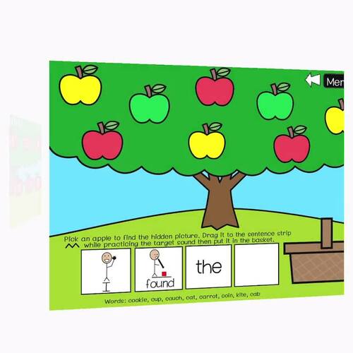 Apple Picking Articulation | Boom Cards for Speech by Speechin Made Easy