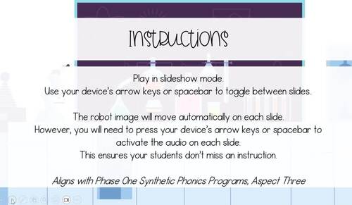 PHONICS | Phase 1 | Aspect 3 | Body Percussion | Simon Says | IWB Game