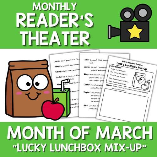 March Readers Theater Script Reading Activity Fun Skit Spring Cleaning Play