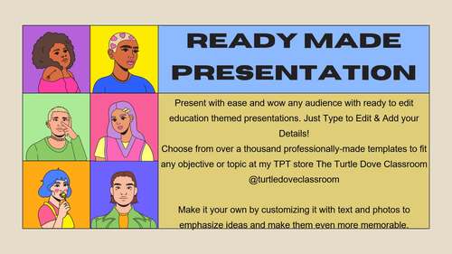 Ready Made Presentation - Writing For An Audience - Ready to Edit! Demo ...