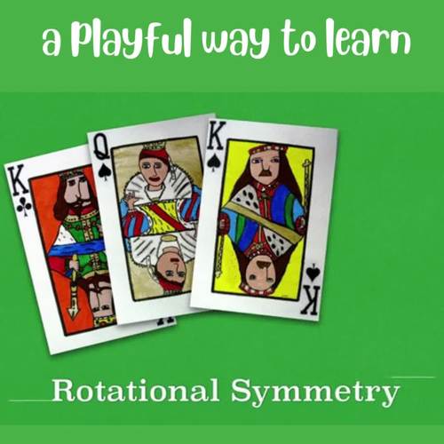 Rotational Symmetry Playing Card Portrait Paintings by Fuglefun | TpT