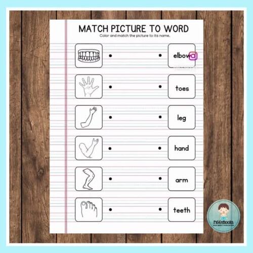 Kindergarten Writing practice vocabulary activities worksheets Special ...