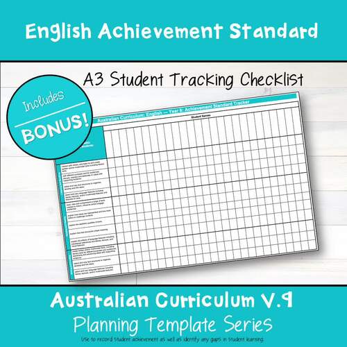 V9 Australian Curriculum ENGLISH ACHIEVEMENT STANDARD CHECKLISTS - YEAR 8