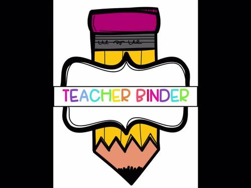 Teacher Binder- Rainbow themed | Back to School Resources | TpT