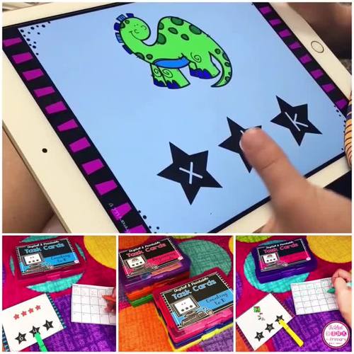 Kindergarten Task Cards BUNDLE (digital and printable) | TpT