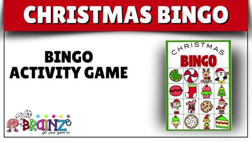 Christmas Bingo Game – 30 Holiday Bingo Boards | Christmas Classroom Party