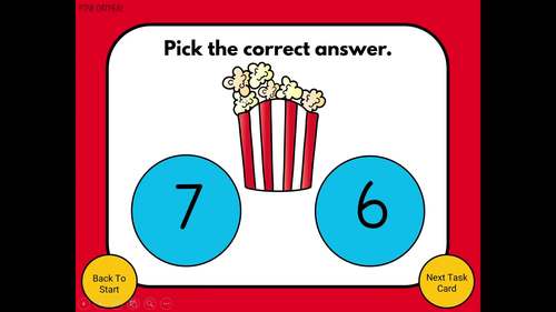 Popcorn Jumping Gross Motor Digital Game by Pink Oatmeal | TPT