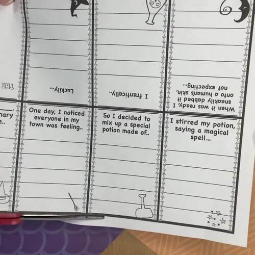 Spooky Tales and Silly Spells: 12 Halloween Creative Writing Mini-Books