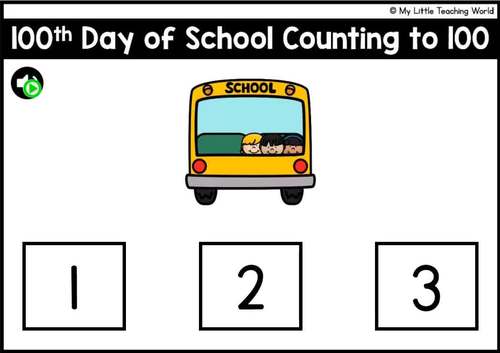 100th Day of School Math Boom Cards Bundle | Distance Learning | TPT