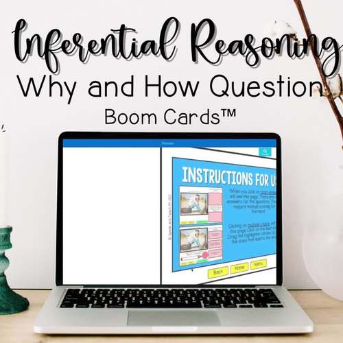 Why and How Questions Inferential Reasoning Speech Therapy No Prep Boom ...