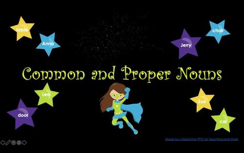 Common and Proper Nouns PowerPoint by Interactive Teaching 1 | TPT