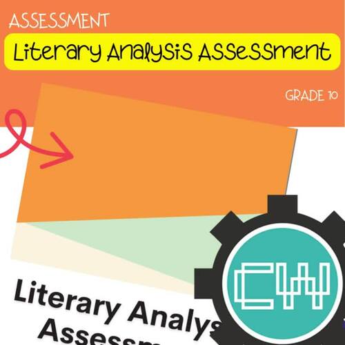 Literary Analysis Assessment by Creative Worksheets | TPT