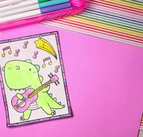 Music Coloring Pages | Music Early Finisher Activities | Coloring book